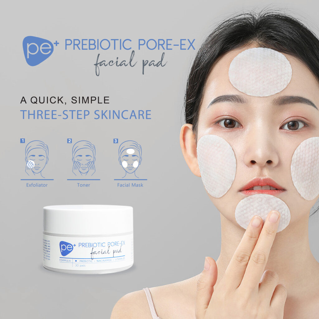 PE+ Prebiotic Pore-Ex Facial Pad – PE Skin Professional