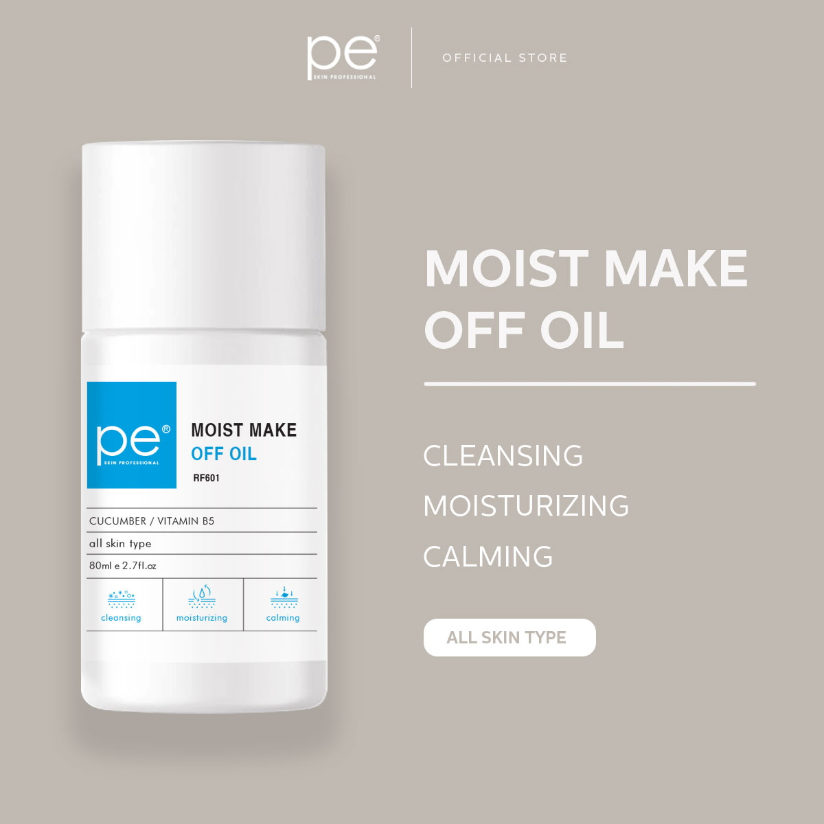 RF601 Moist Make Off Oil – PE Skin Professional